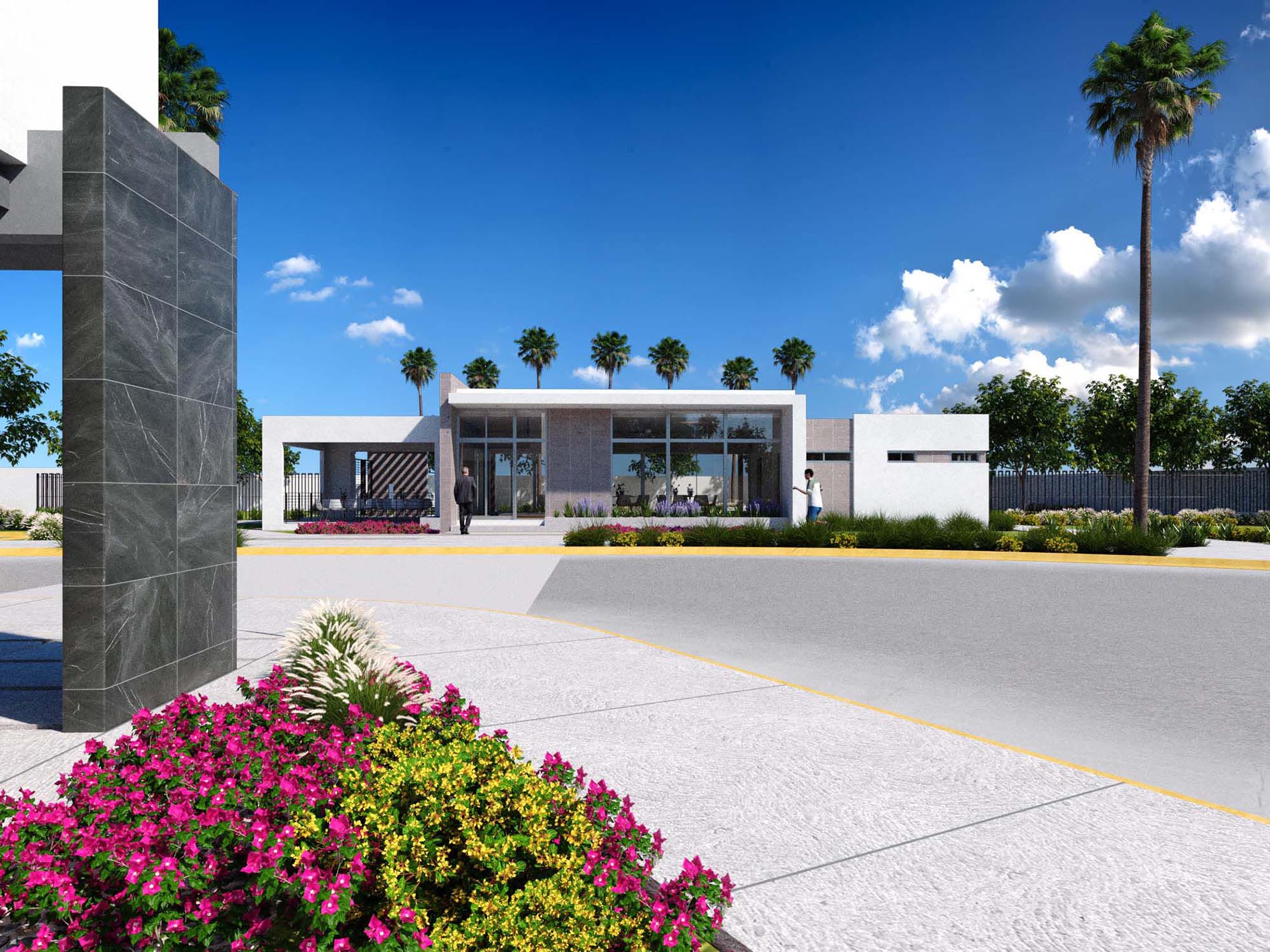 Render arquitectónico 3D casa club en Torreón Coahuila México - Scalable