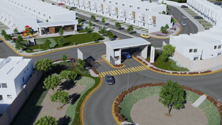 Render fraccionamiento residencial le corbusier mexico - Scalable