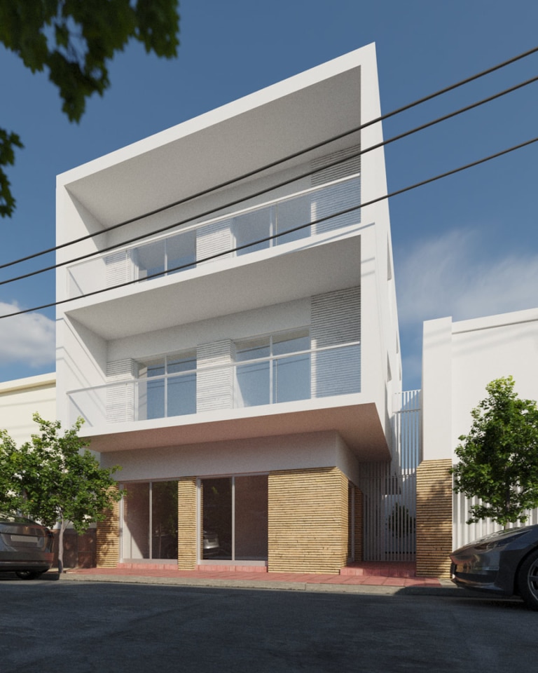 Arquitecto de departamentos en México Render edificio - Scalable